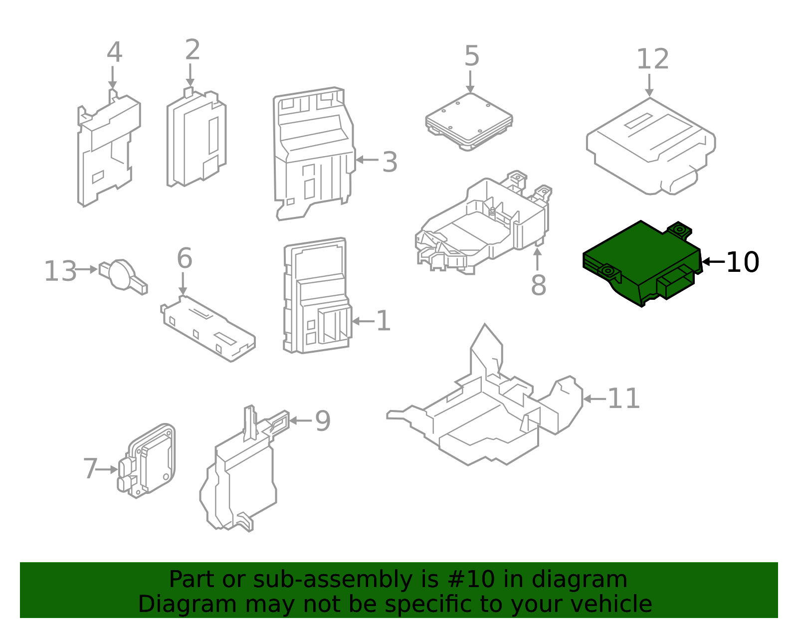2019-2020 Audi Control Module 4K0-907-468-C | TascaParts.com