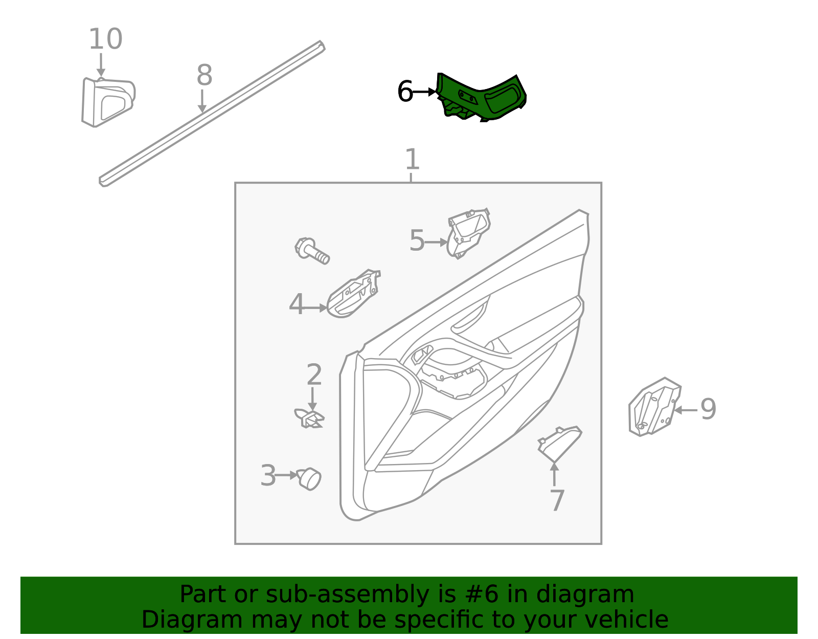 2011-2013 Hyundai Elantra Window Switch 93570-3X010-YDA | MotorMotor