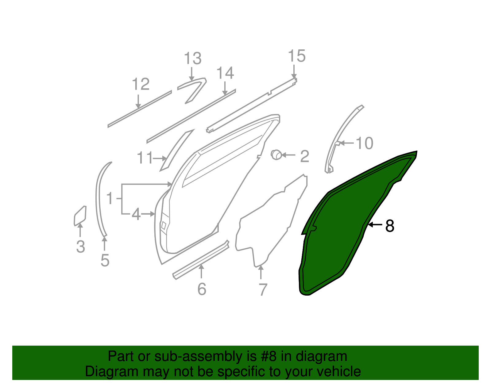 2007-2015 Infiniti Door Weather-Strip 82830JK000 | INFINITI Canada ...