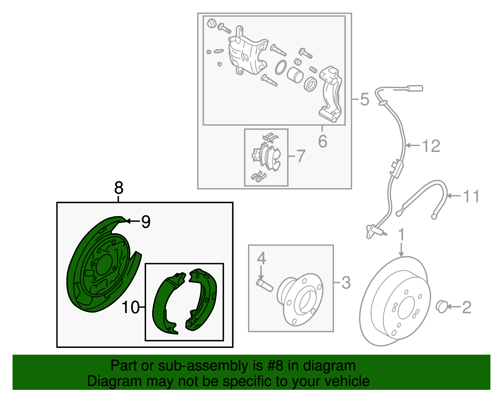 58270-2T100 - Parking Brake 2011-2015 Kia Optima | Kia.Parts Store