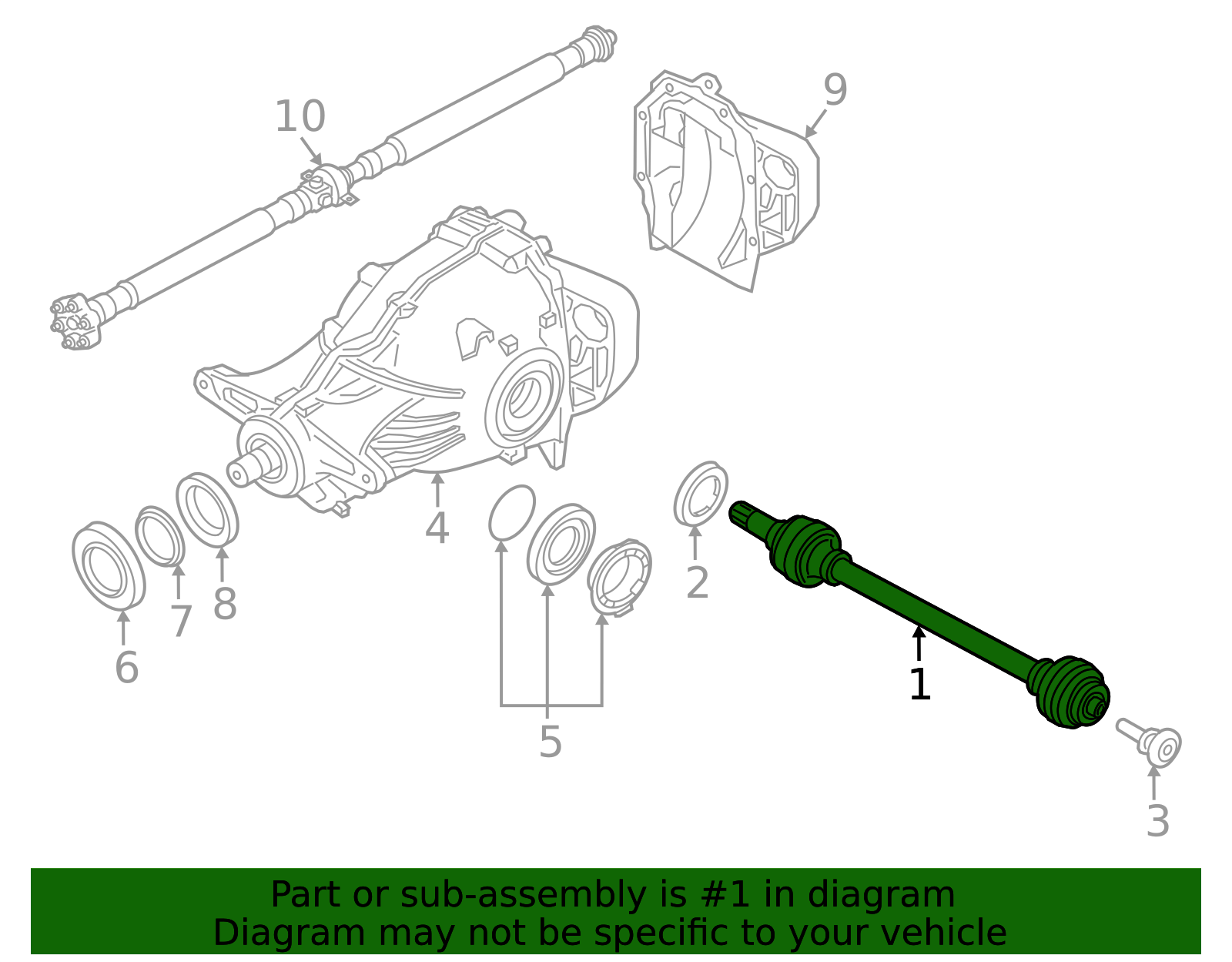 33-20-5-A25-7B4 - 2023-2024 BMW - Axle Assembly | BMWPartsHub