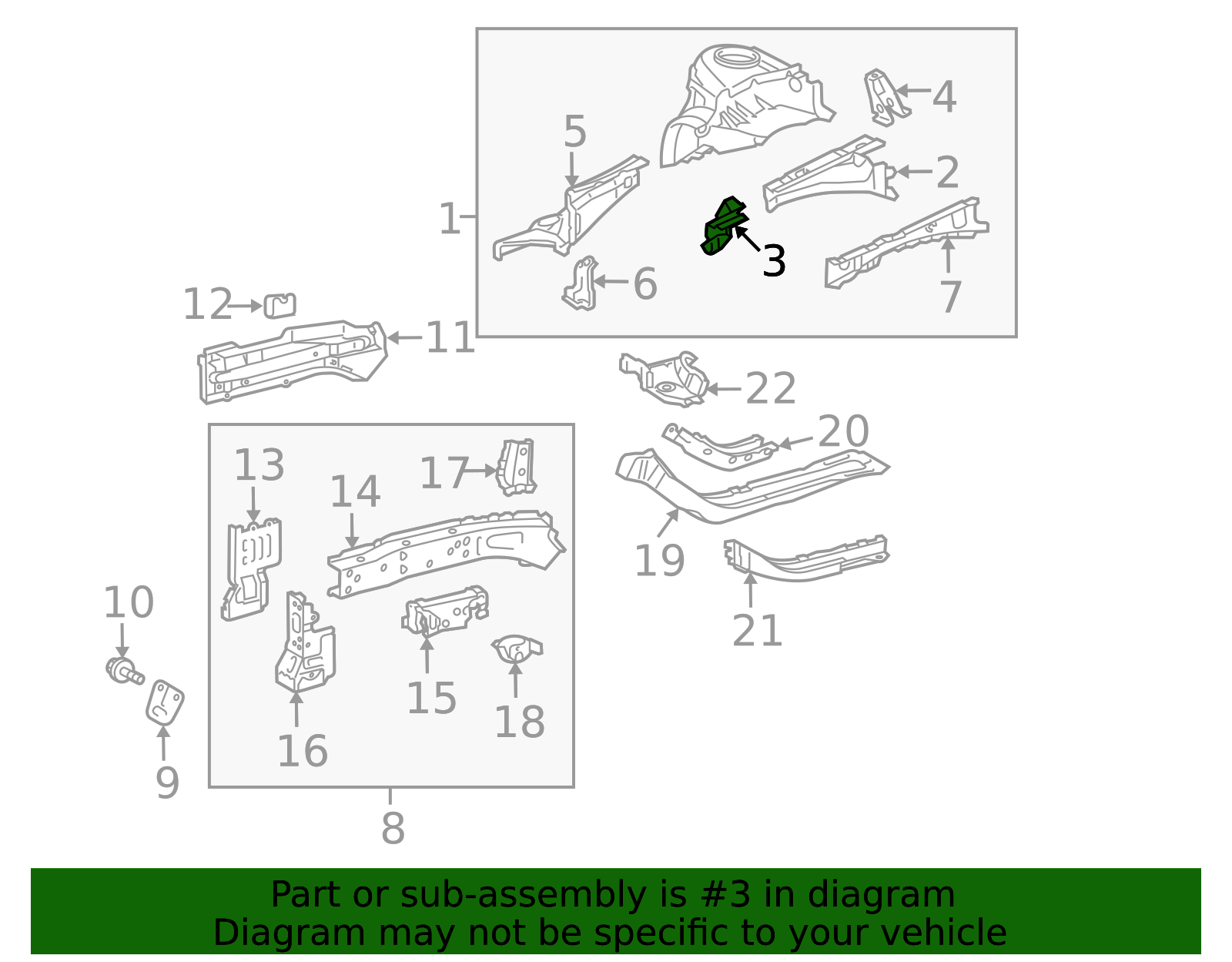 2008-2020 Toyota 2008-2020 Toyota - Upper Extension 53726-12040 ...