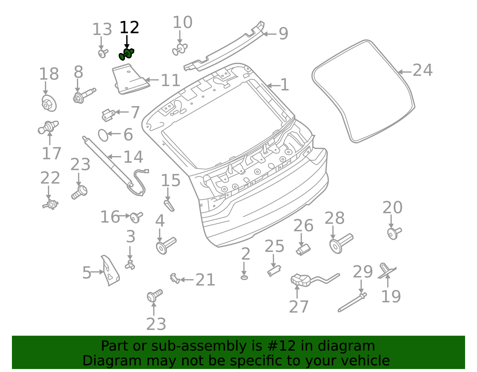2020-2025 Porsche License Plate Bracket Rivet N-911-585-01 | OEM Parts ...