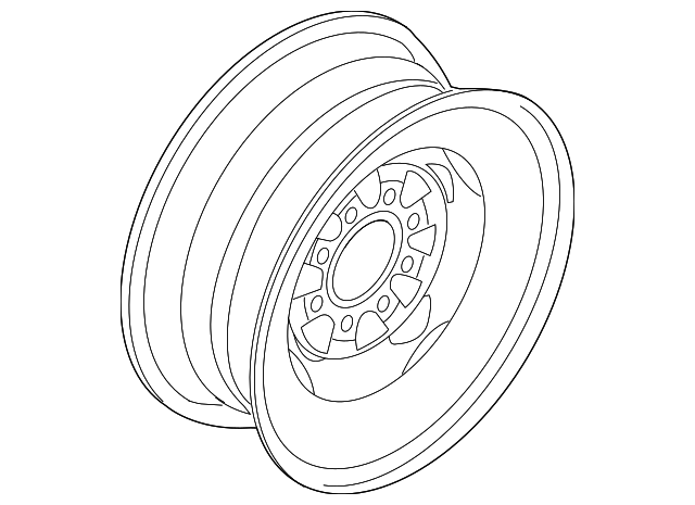 2008-2026 Ford | Wheel, Steel | 8C2Z-1015-D | Walls' Ford Parts