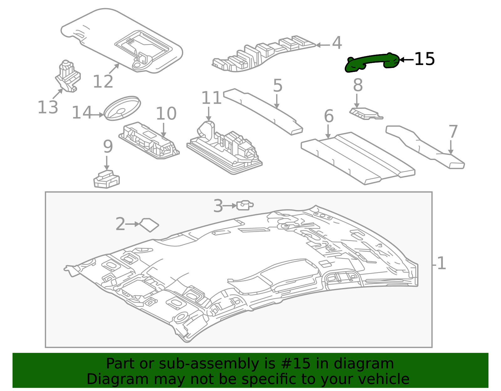 Genuine Official Toyota Grip Handle part# 74610-33140-C0 for 2023-2025 ...