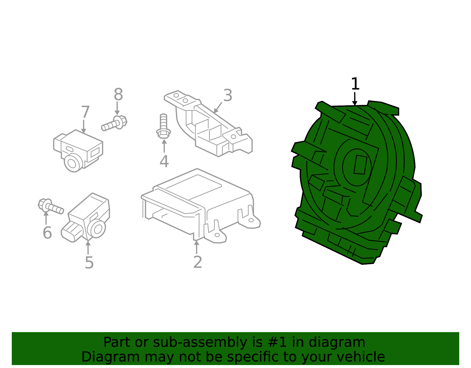 2015-2025 Acura Clock Spring 77900-TLA-D62 | Acura Parts World