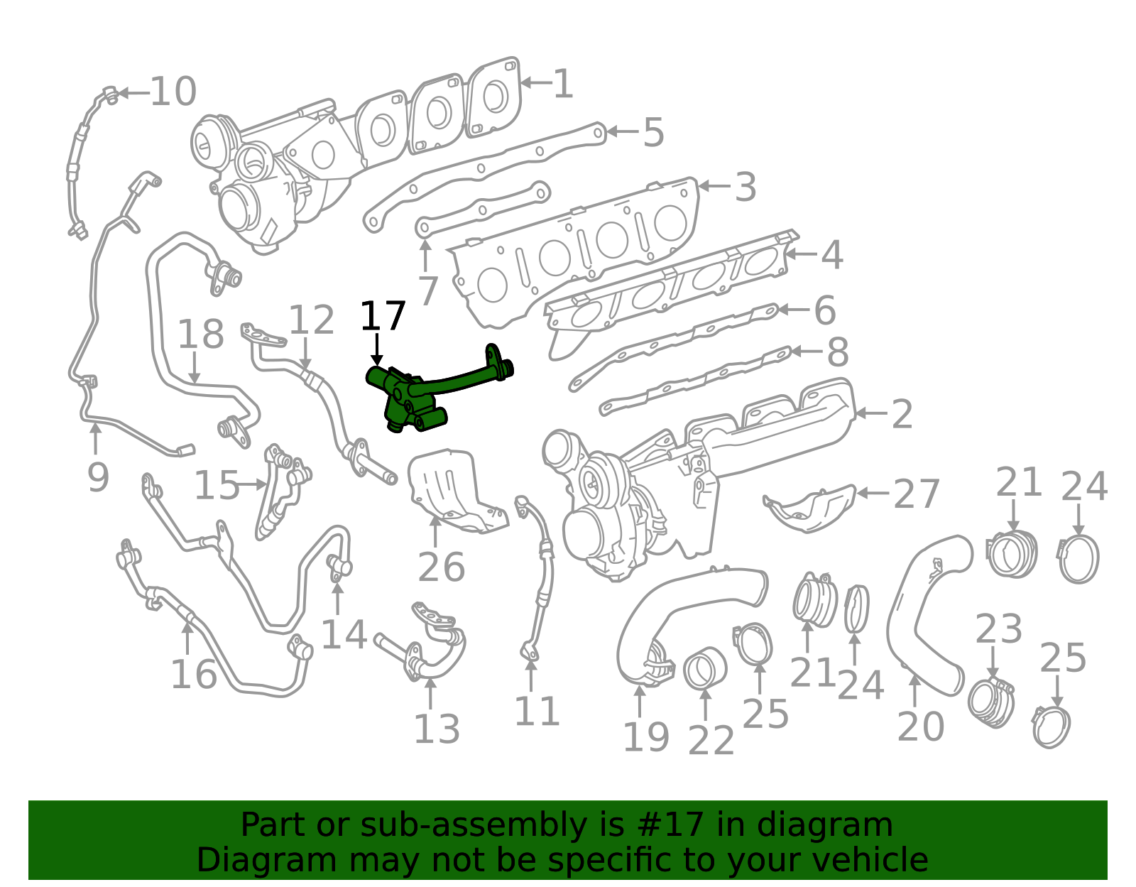 157-200-00-00 - High-Quality Turbocharger Coolant Line for 2013-2019 ...