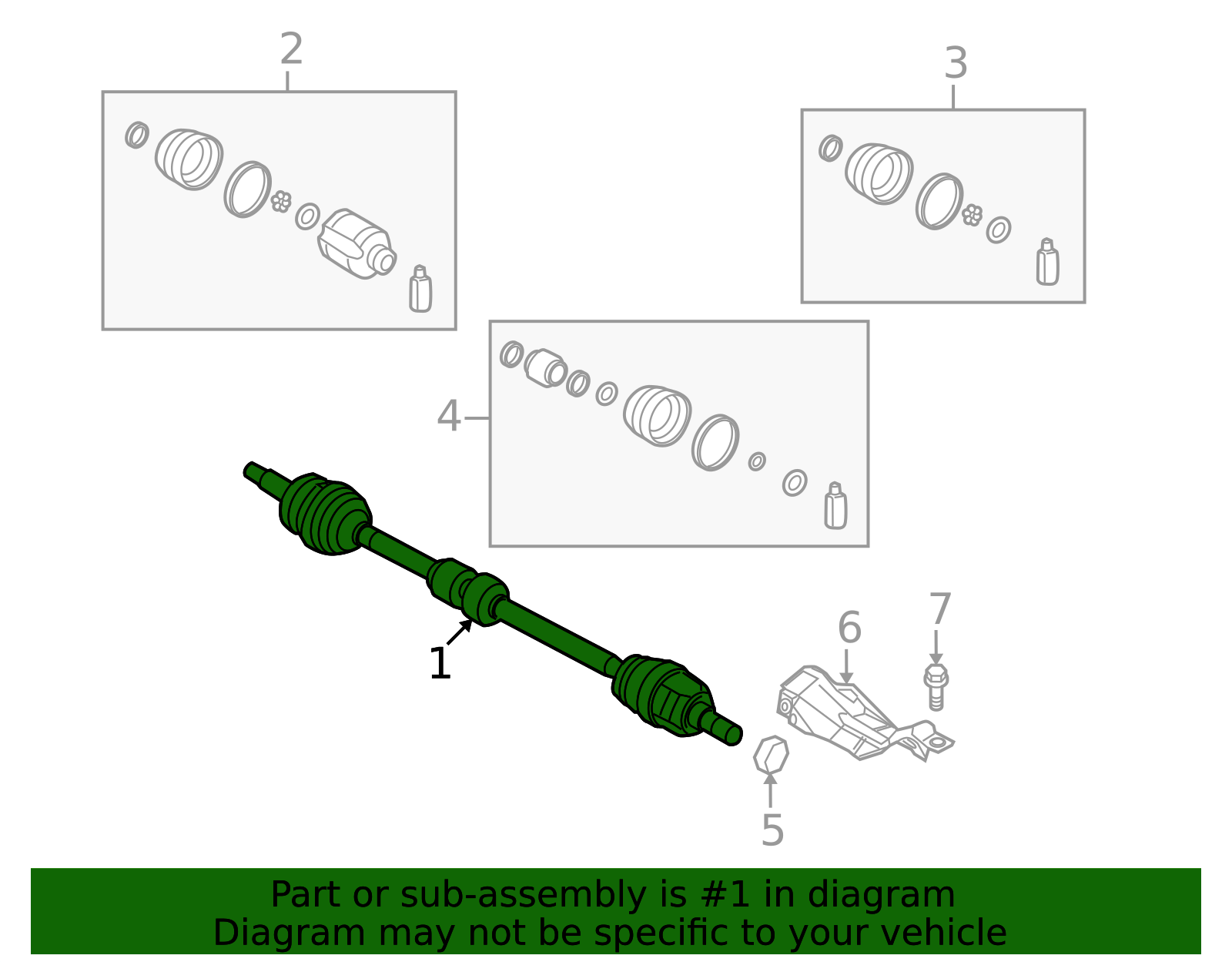 49500-1M110 - Axle Assembly 2010 Kia | Kia.Parts Store