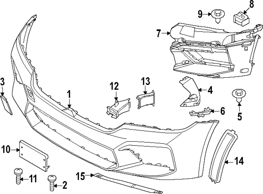 Genuine BMW 51-11-8-081-777 | F90 LCI M5 Front Bumper Cover | FREE ...