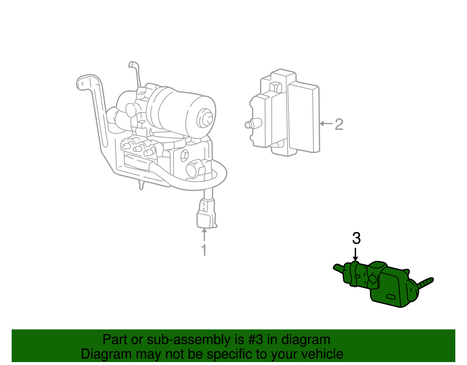F3TZ-2C341-A - 1993-2003 Ford - Acceleration Switch Assembly | Dealer ...