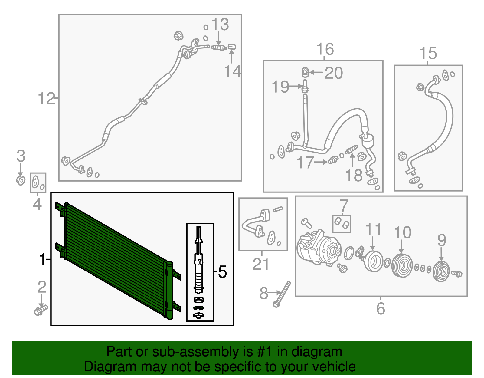 2011-2016 Ford A/C Condenser BC3Z-19712-A | Awesome Parts Ford