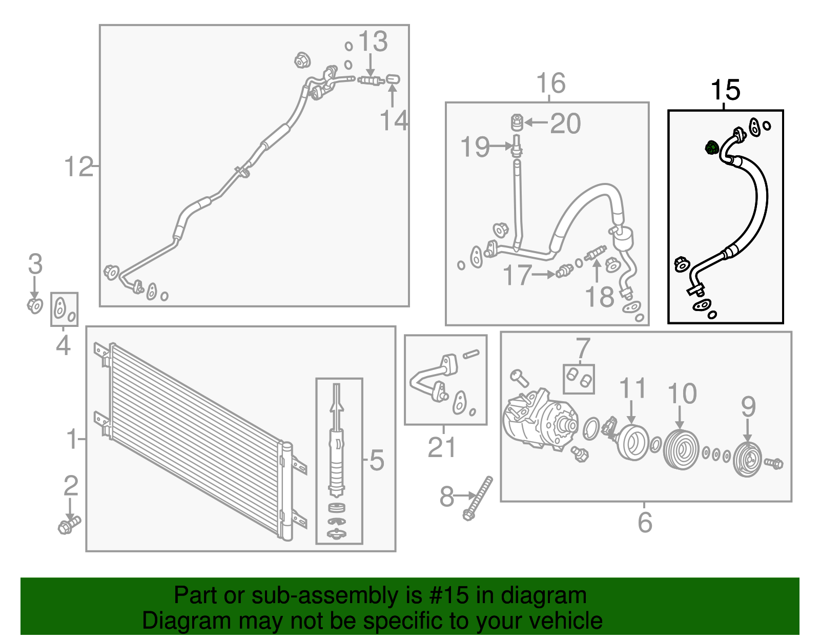 2011-2016 Ford | A/C Refrigerant Suction Hose | BC3Z-19867-D | Walls ...