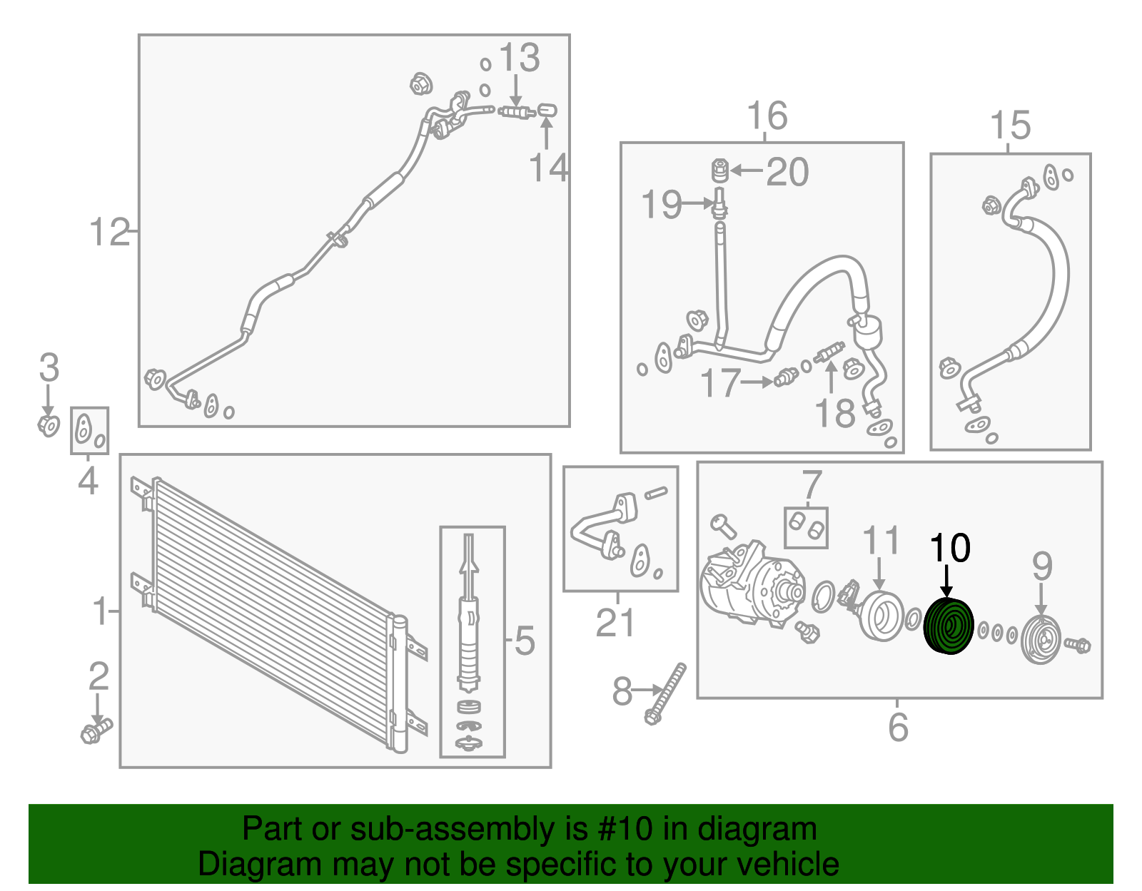 OEM Ford Pulley For 2011-2016 Ford - Part No. BC3Z-19D784-A | Karl ...