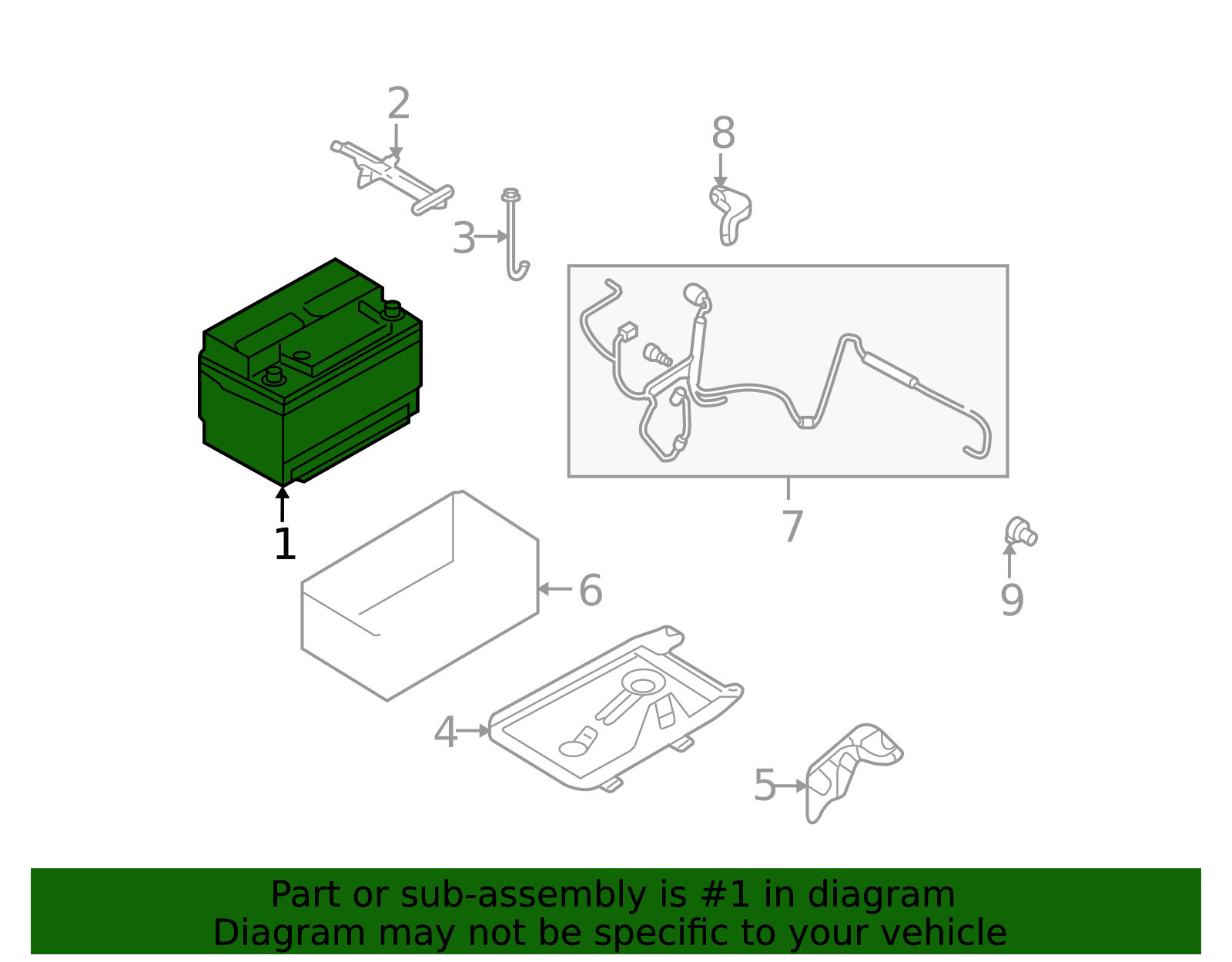 BXT-96R-590 - Motorcraft Vehicle Battery | Ford OEM Parts Outlet