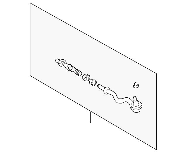 32-10-3-444-999 - 2004-2010 BMW X3 - Tie Rod Assembly | BMWPartsHub