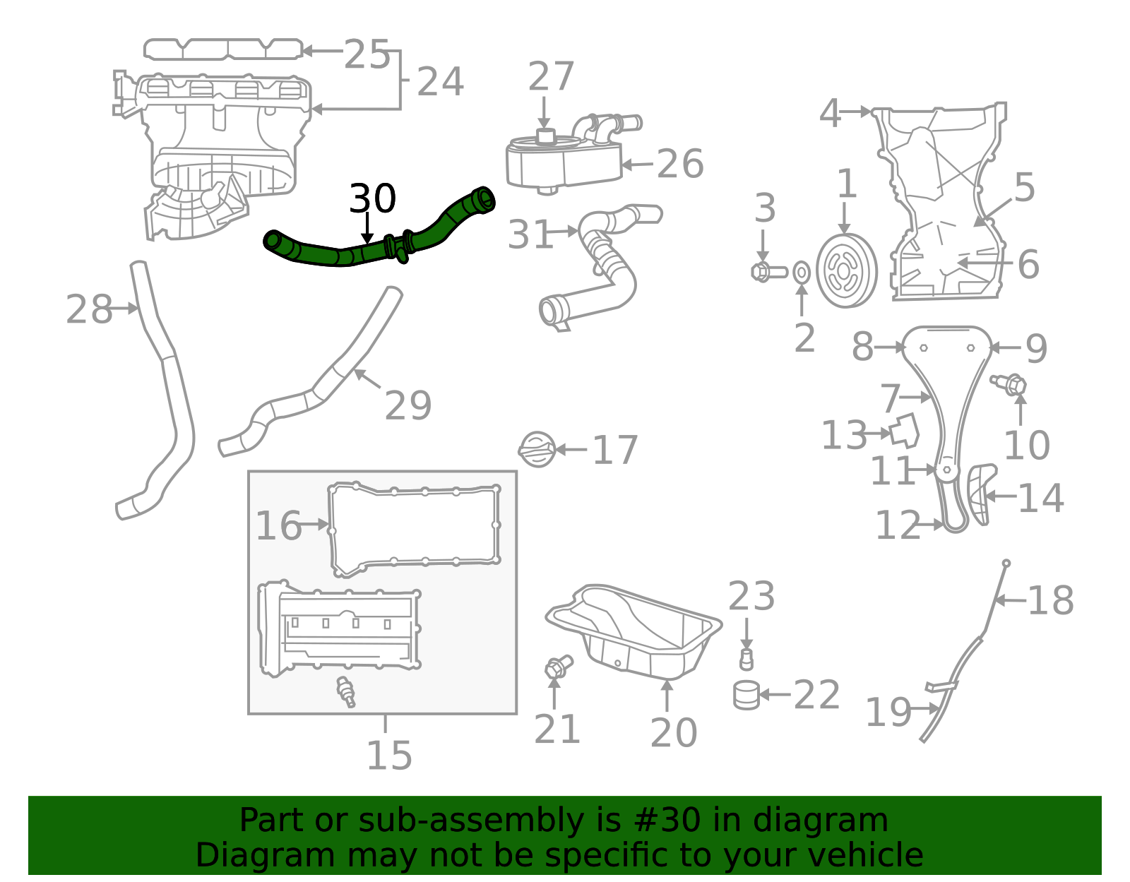 2009-2020 Dodge Journey Coolant Hose 05058446AH | Mopar Parts Canada