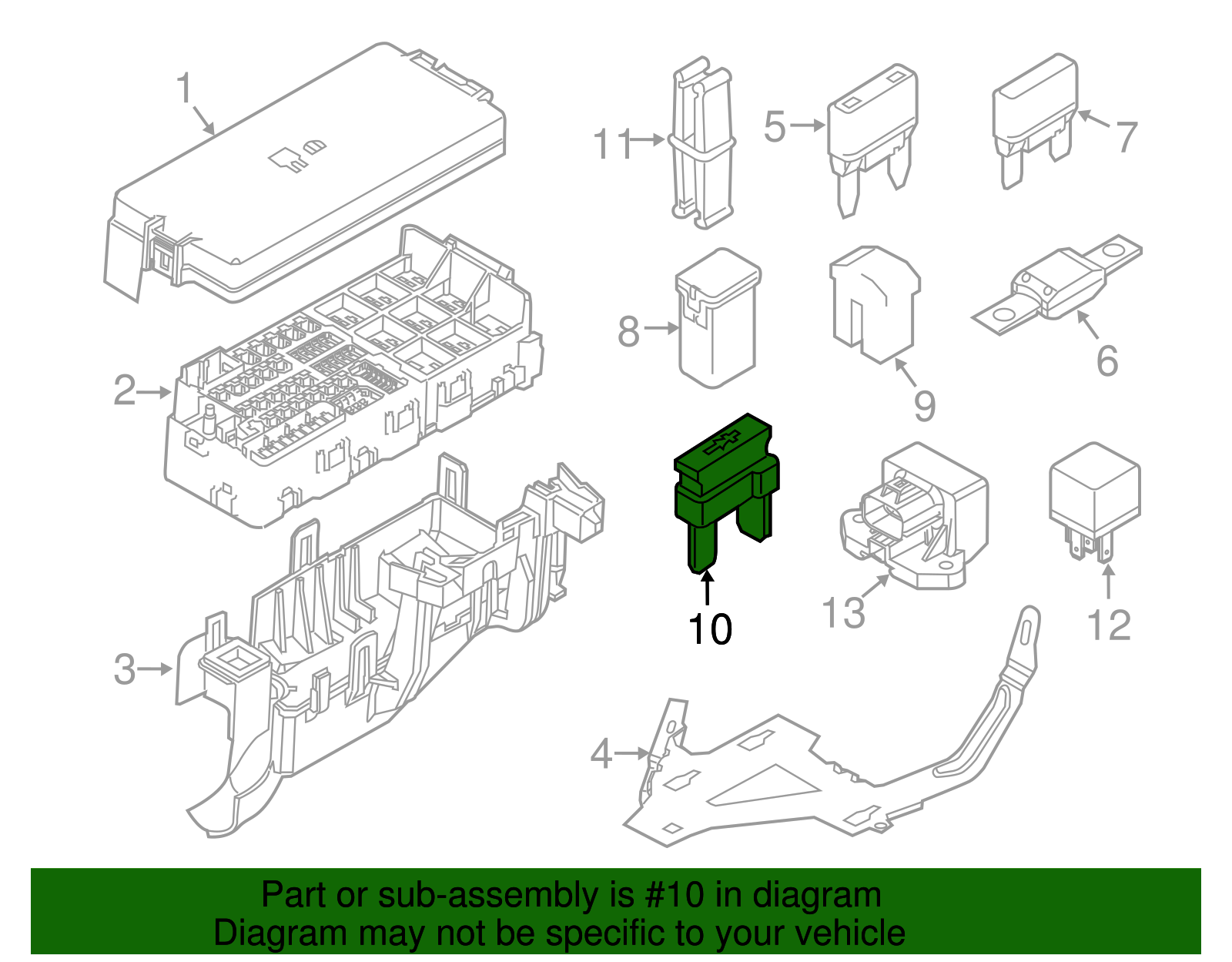 2009-2025 Ford Multi-Purpose Diode YL8Z-10C912-AA | Buy Ford Parts Direct