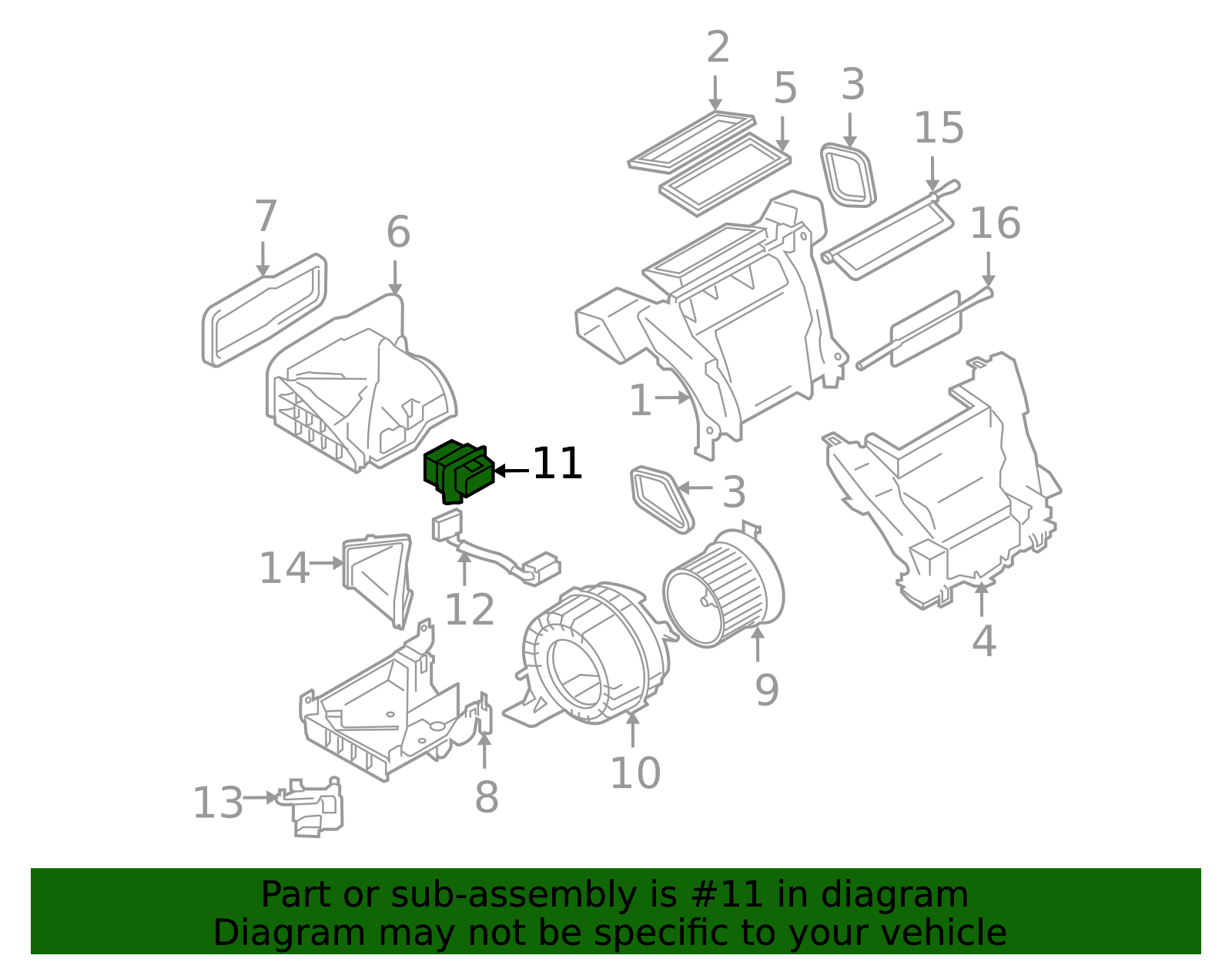27150-ED00A - HVAC Blower Motor Resistor 2007-2012 Nissan | Official ...