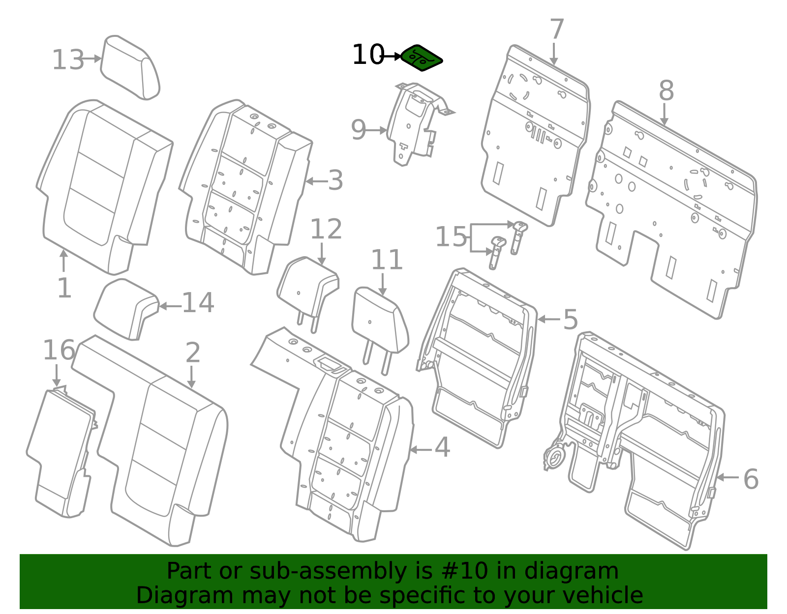 BB5Z-78624A08-AA - Seat Belt Guide Bezel 2011-2015 Ford | Ford Parts Direct