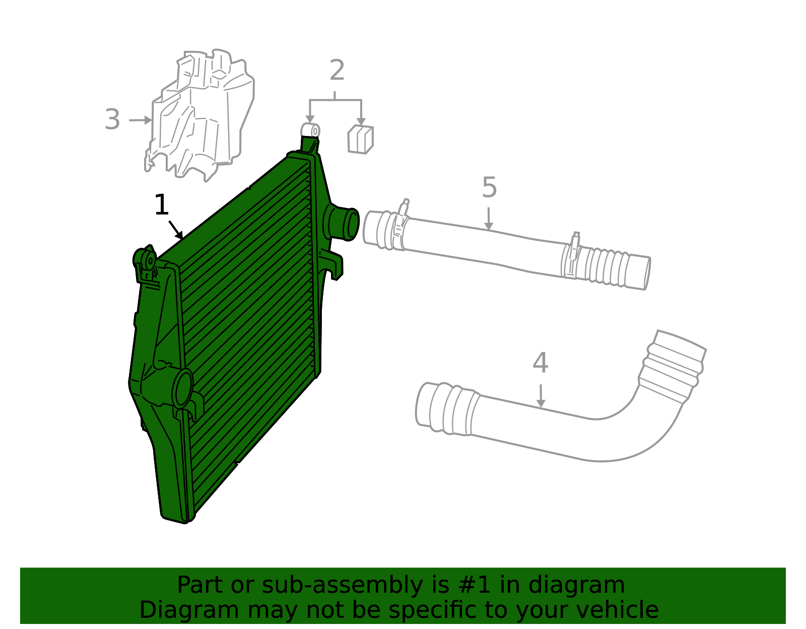 Inter-Cooler 55056902AE | Mopar Parts Canada