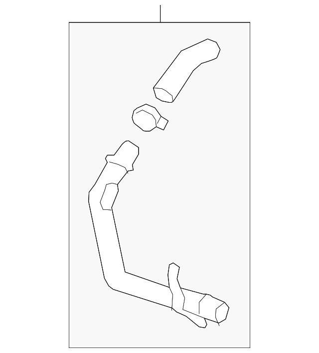 2016-2018 Cadillac CT6 Radiator Inlet Pipe 12670936 | Shop Matick Buick GMC