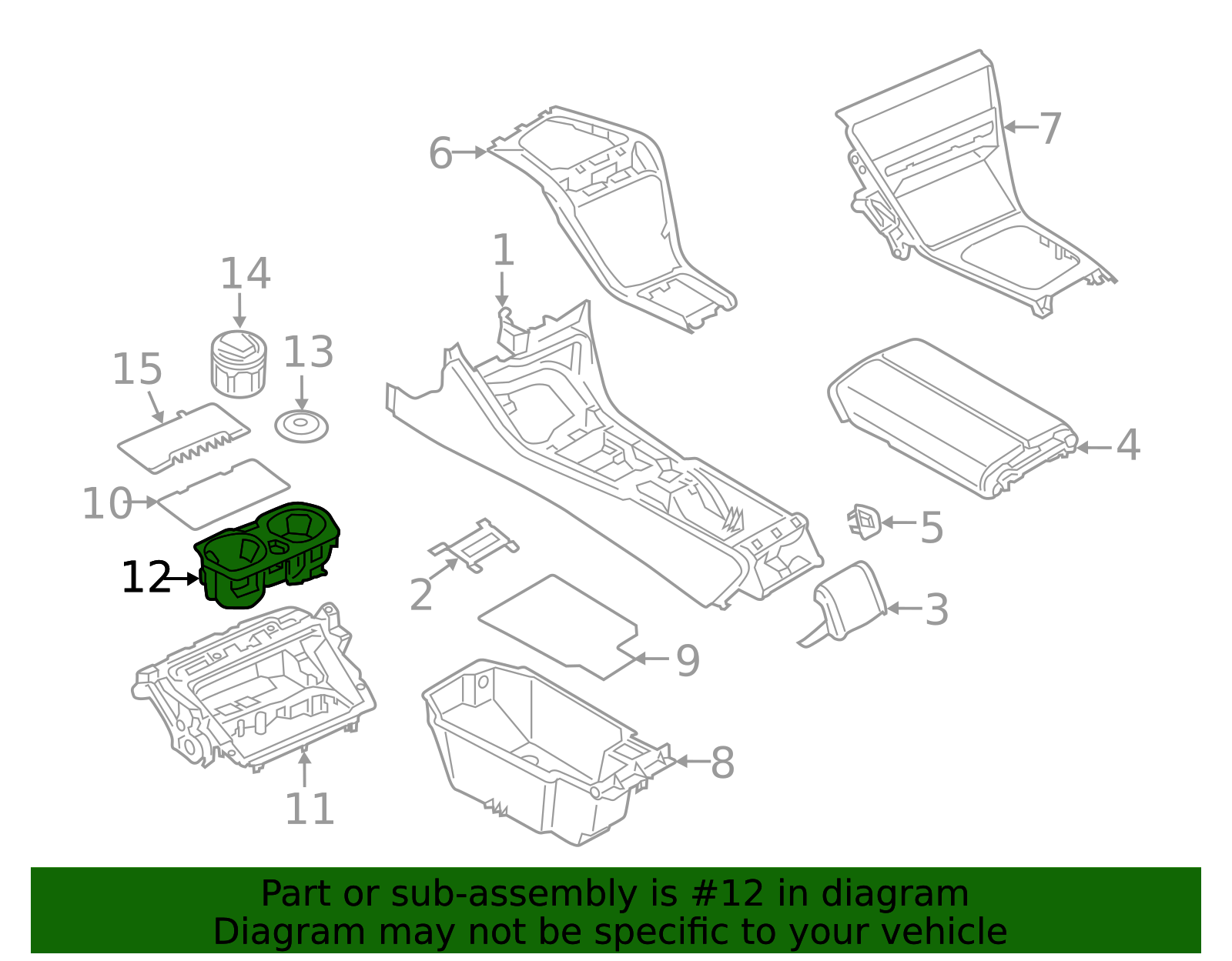 51-16-9-396-505 - Cup Holder - 2019-2025 BMW | BMW Parts Exchange
