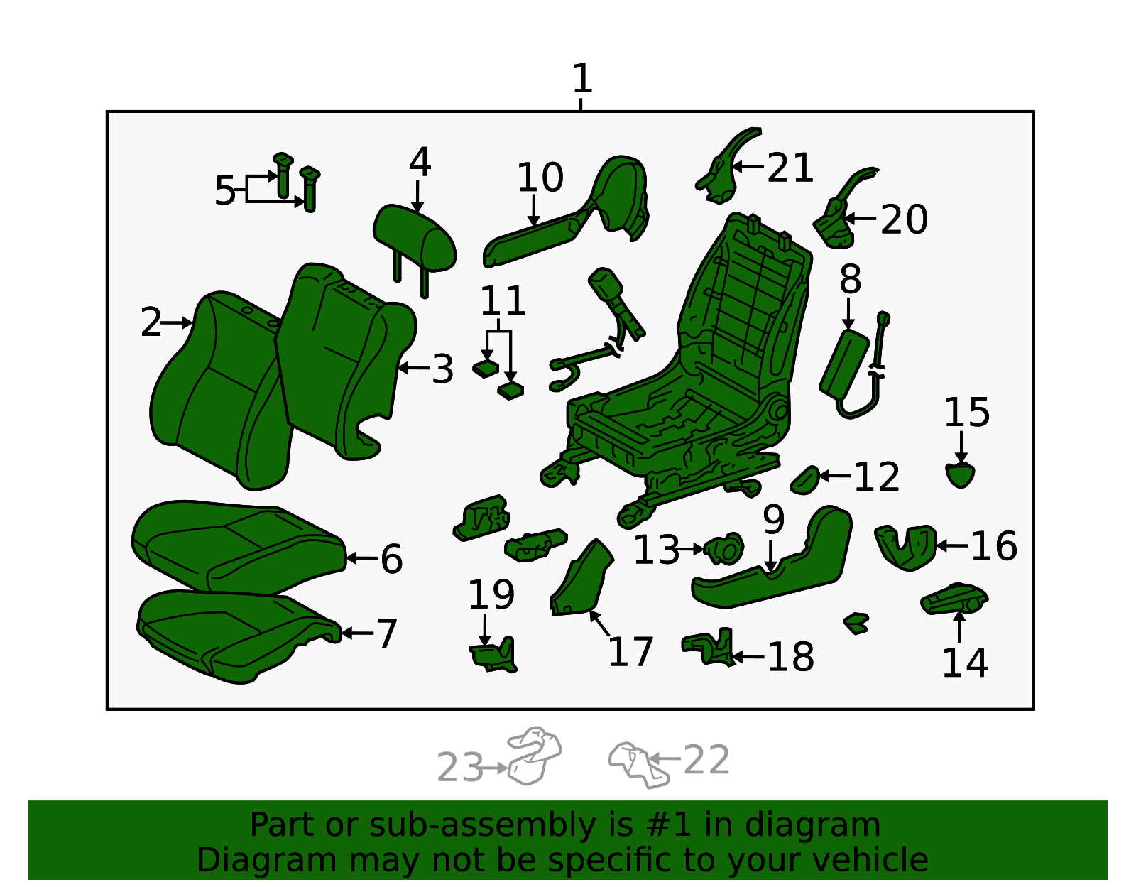 71200-0Z620-B1 - Seat Assembly 2007-2008 Toyota Matrix | Bam Wholesale ...