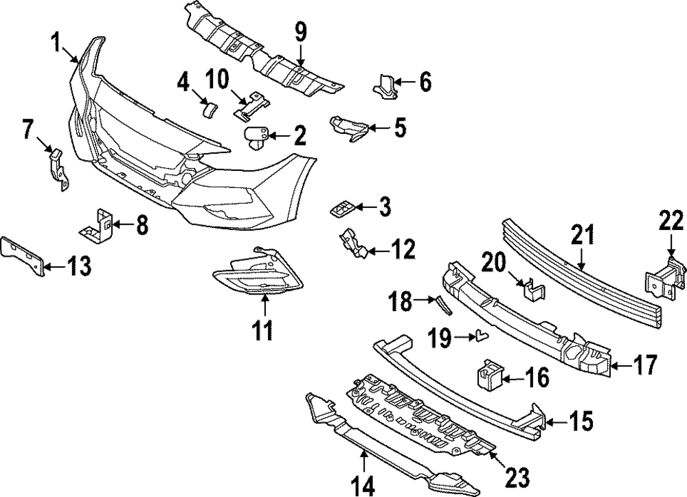 2020-2025 Nissan Sentra Lower Cover 62663-6LB0A | TascaParts.com