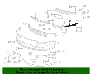 Bumper Support Rail - Structural Rear/Front End Stability | AutoNation ...