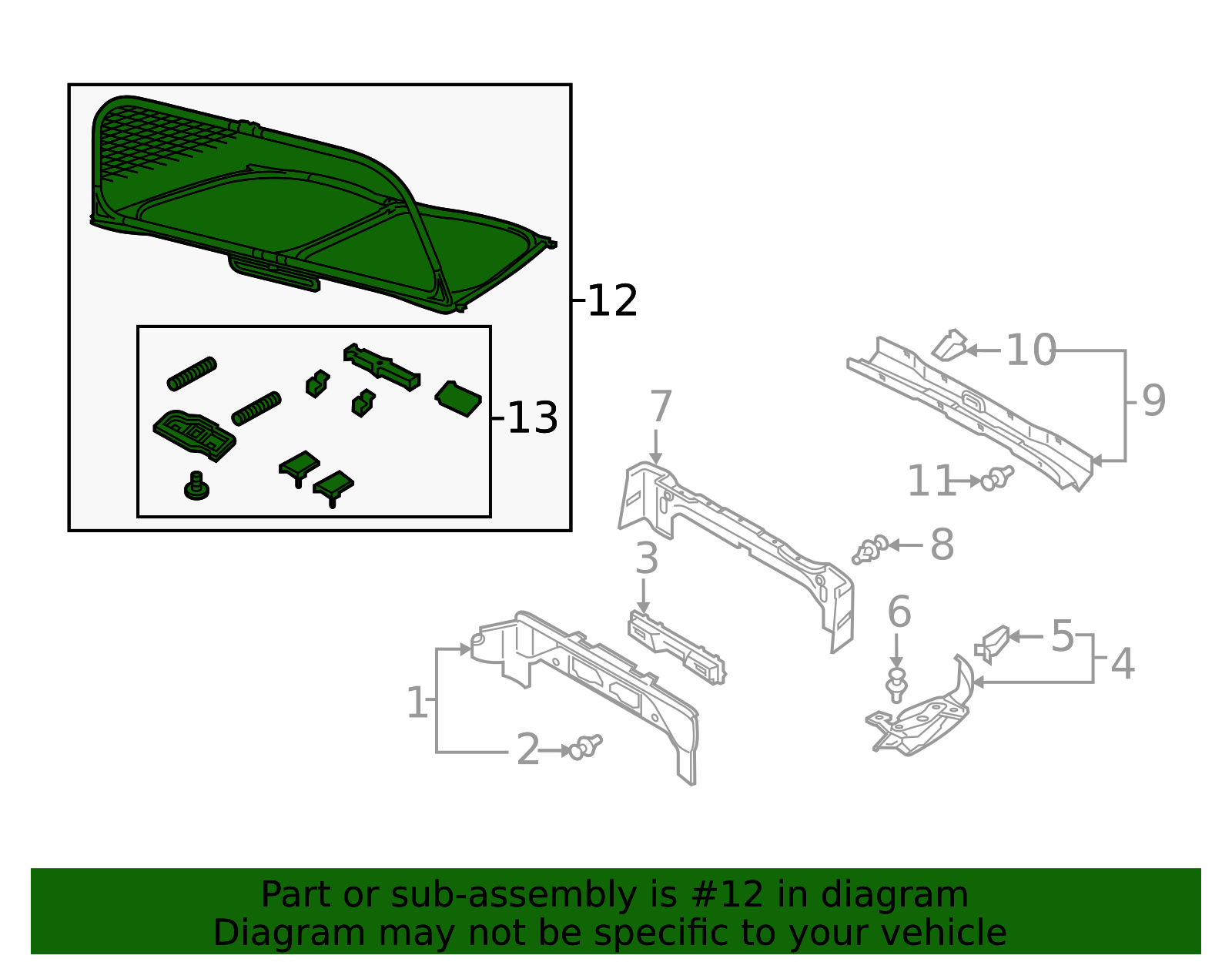 8W7-862-951 - Air Deflector Audi OEM Parts Guy