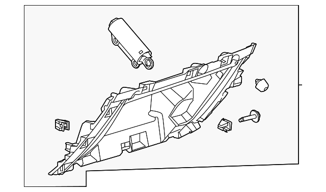 2021-2025 Ford Mustang Mach-E Glove Box Frame LJ8Z-5806010-AA | Ford ...