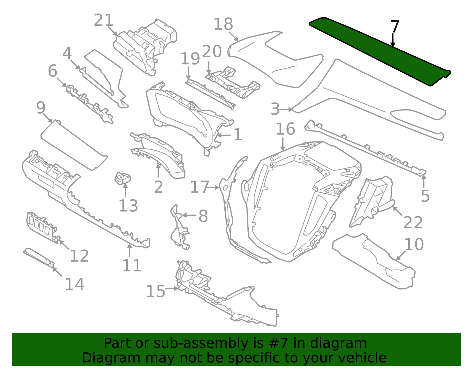 2024-2025 Subaru Impreza | Applique Panel | 66077FN300 | World OEM ...