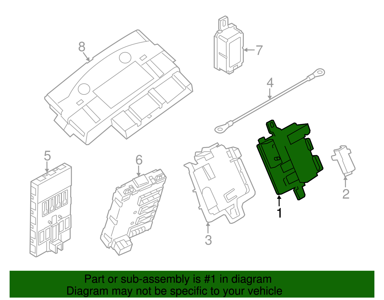 Genuine BMW 12-63-8-645-514 | Integrated Supply Module | FREE Shipping ...