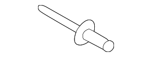 75547-51021 - Side Molding Rivet For 2006-2025 Lexus | Lexus OE Parts