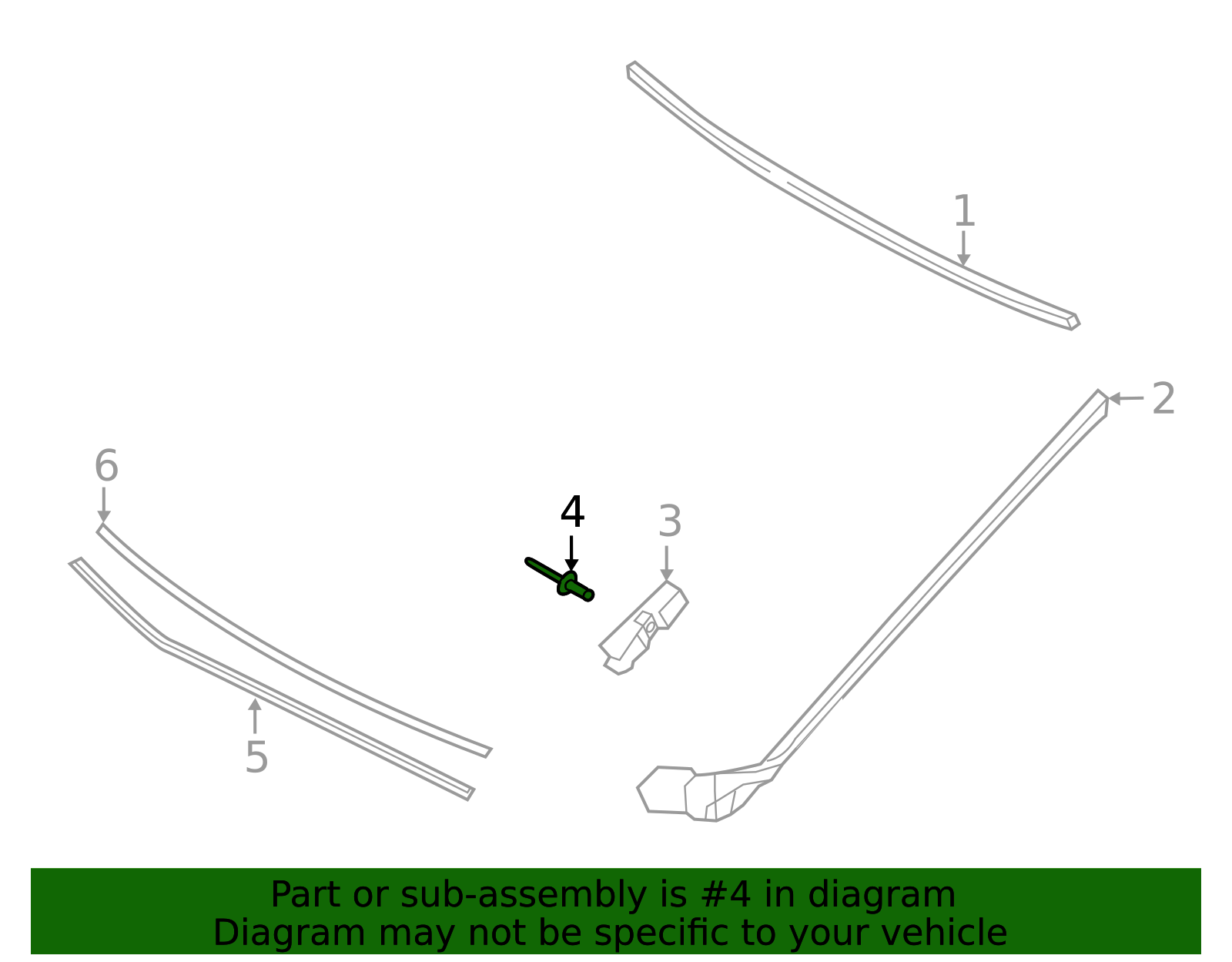 75547-51021 - Side Molding Rivet For 2006-2025 Lexus | Lexus OE Parts