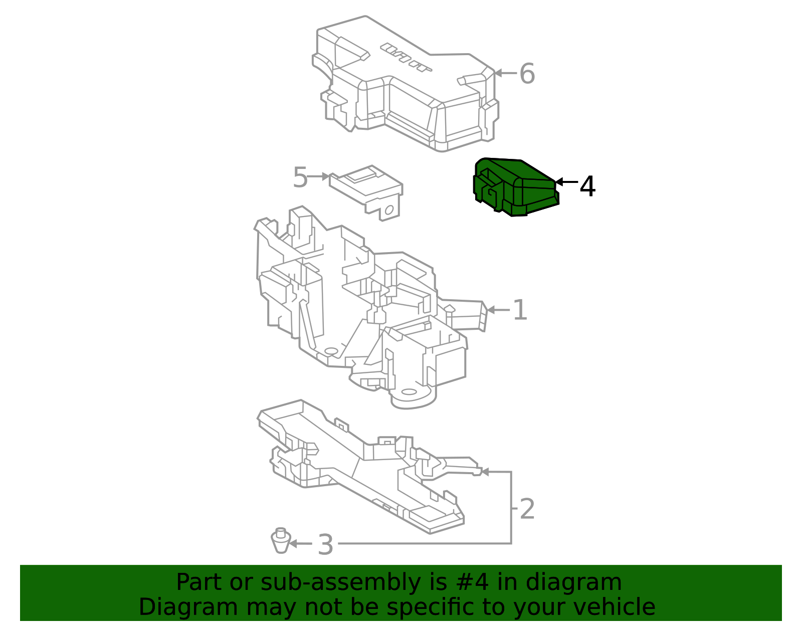 Genuine Official Toyota Fuse & Relay Box Upper Cover part# 82662-48610 ...