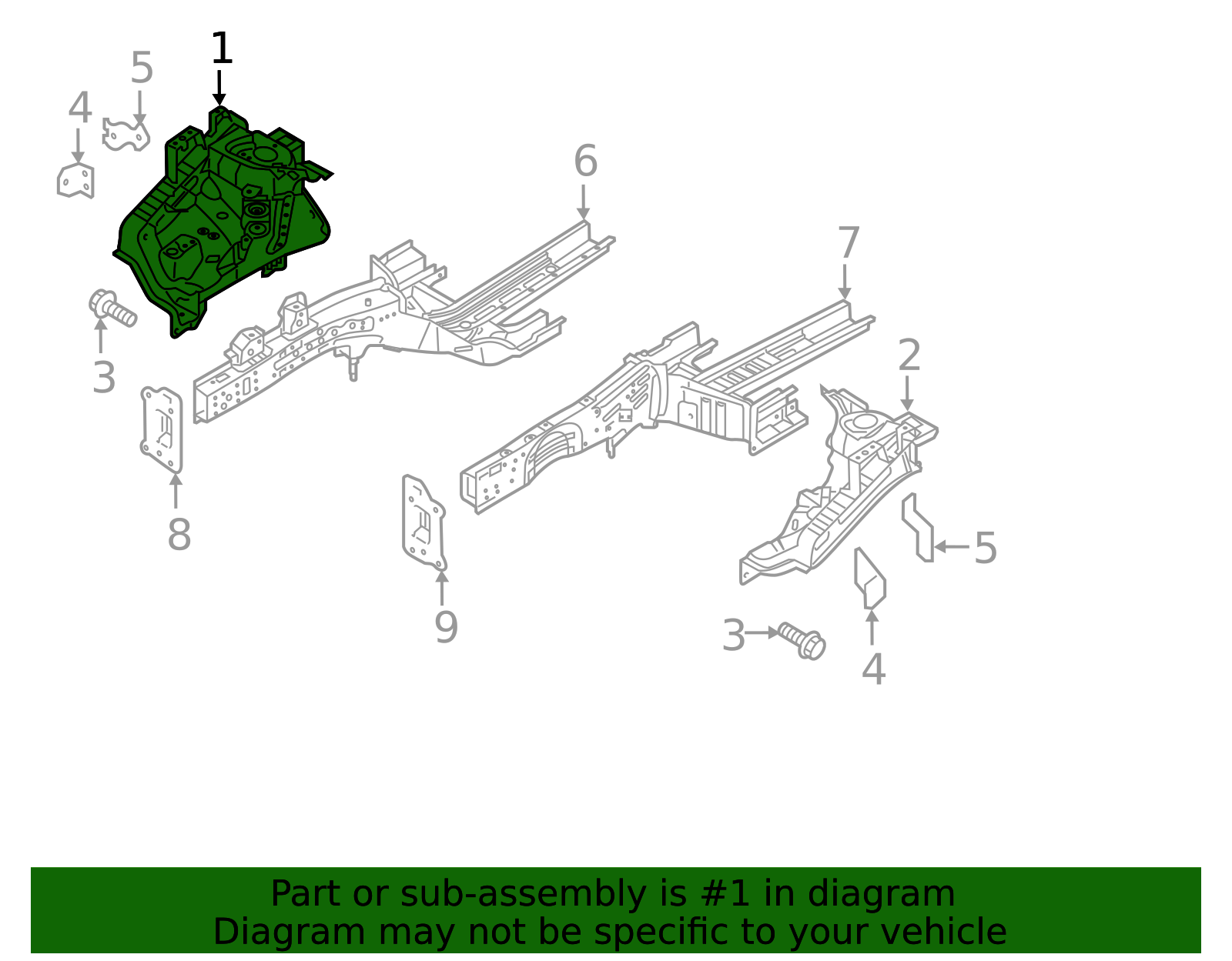 Genuine OEM Apron Assembly Part# 64502-D3000 Fits 2016-2021 Hyundai ...