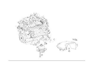 222-240-57-00 - Engine Mount 2018-2021 Mercedes-Benz S63 AMG | Mercedes ...