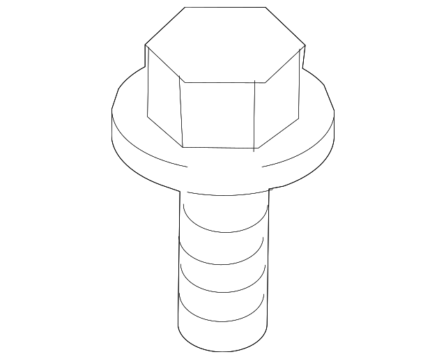 Genuine Stabilizer Bar Bolt - 54459-JA001 | NissanParts.cc | Nissan ...