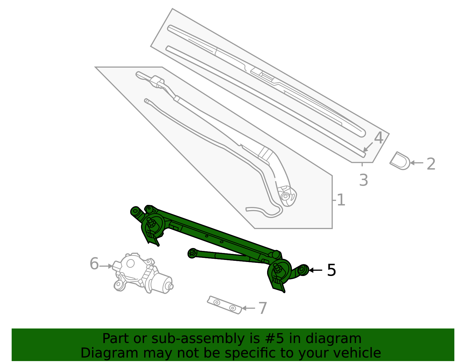 28840W000P - Wiper Linkage 2021-2025 Mitsubishi | Mitsubishi Motors Store