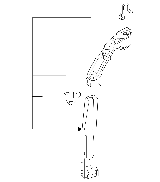 2025 Toyota RAV4 Side Support 53203-42901 | OEM Parts Online