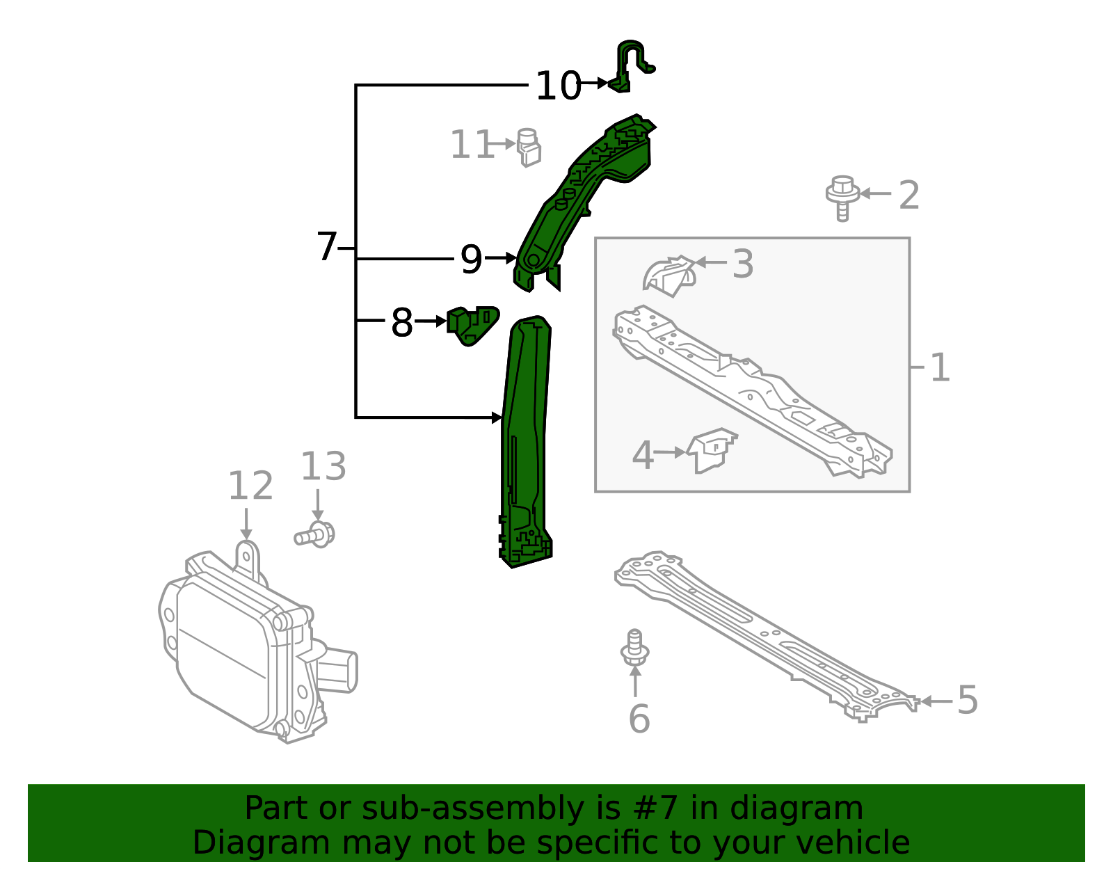 Toyota Side Support Part# 5320242901 | Toyota of Colorado Springs