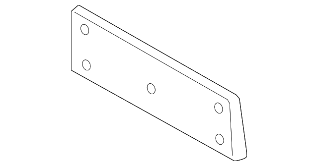 51-11-9-451-172 - 2022-2024 BMW - License Bracket | Buy BMW Parts Now