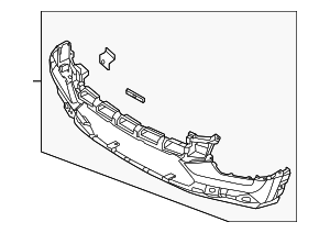 Genuine Bumper Cover for 2022-2024 Hyundai Santa Cruz | Part# 86560 ...
