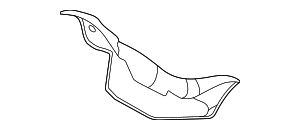 2019-2025 Toyota Exhaust Heat Shield 58151-0R020 | Toyota Parts Center