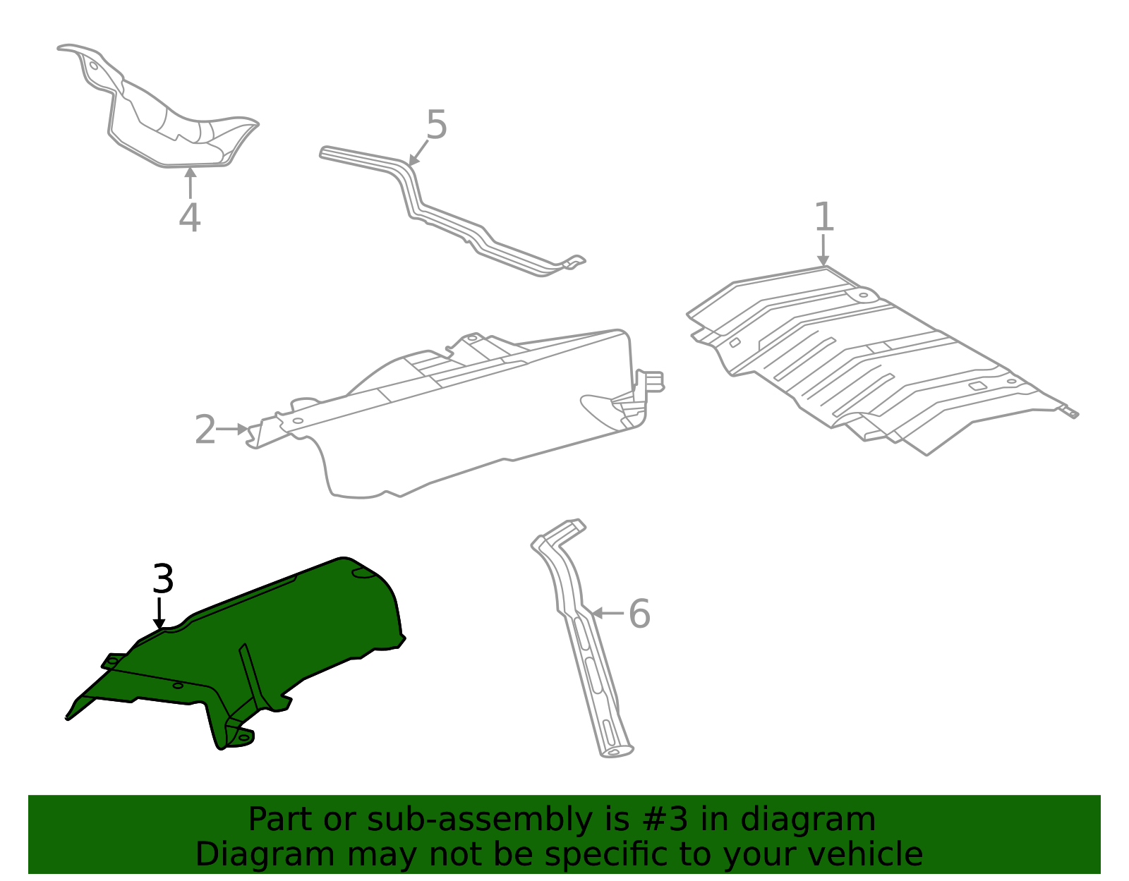 2019-2024 Toyota Exhaust Heat Shield 58153-0R020 | Toyota Parts Center