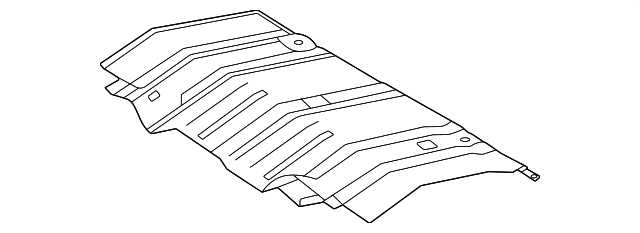 2019-2025 Toyota Exhaust Heat Shield 58327-0R030 | Toyota Parts Center