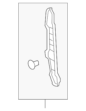 53882-48030 - 2011-2013 Toyota Highlander - Fender Seal | Toyota Parts ...