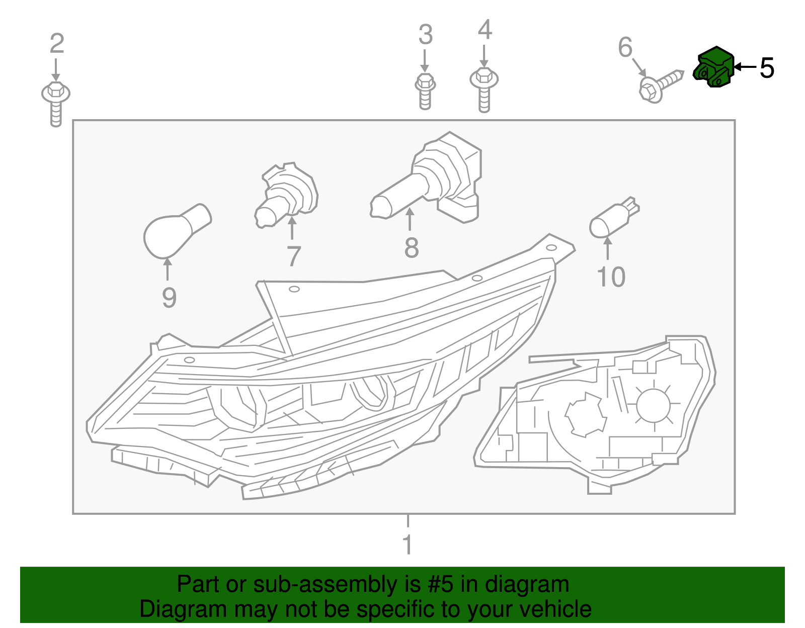 92191-35000 - Headlamp Assembly Clip 2003-2024 Kia | Kia.Parts Store