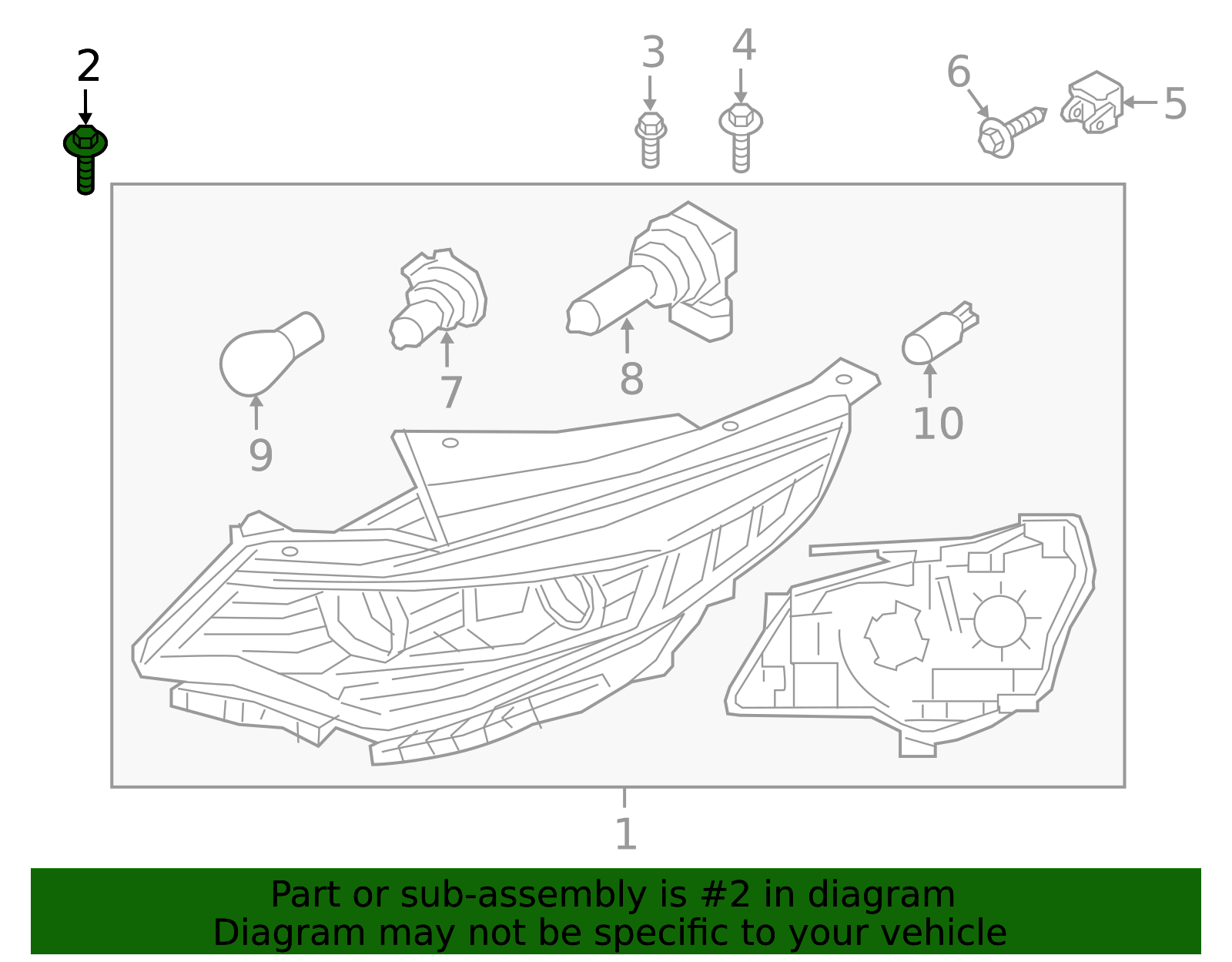 2011-2025 Kia Headlamp Assembly Bolt 10145-06257B | TascaParts.com